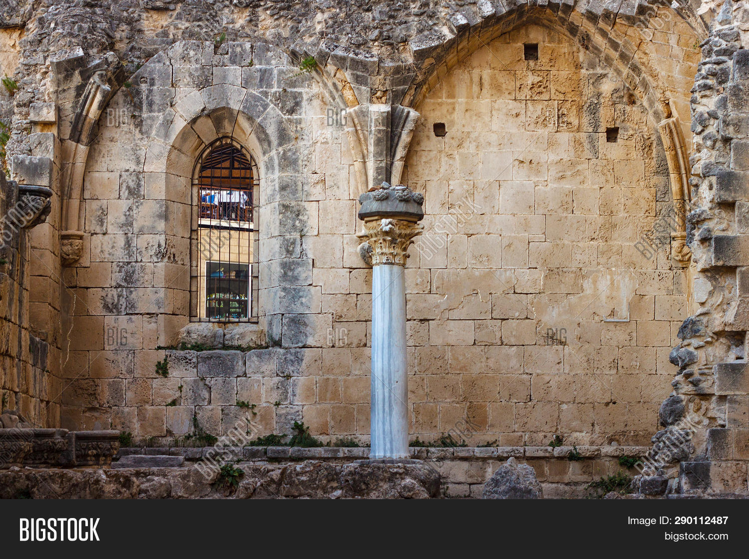 Ruins Abbey Bellapais Image & Photo (Free Trial) | Bigstock