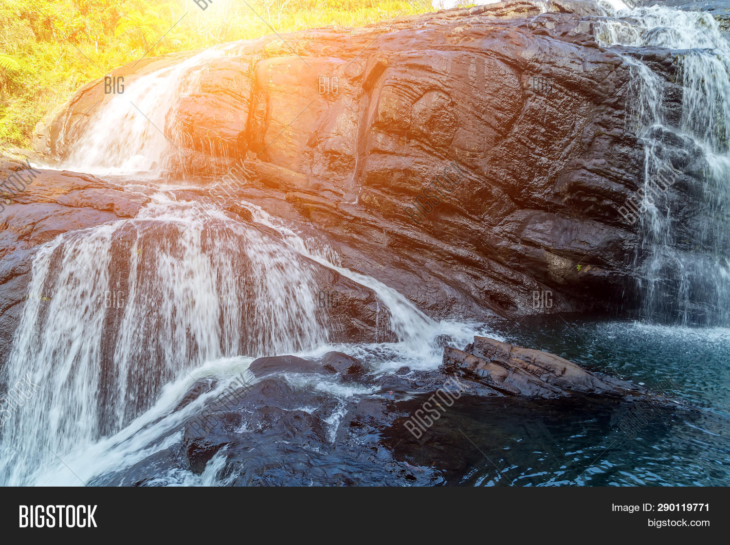 Panoramic Waterfall Image & Photo (Free Trial) | Bigstock
