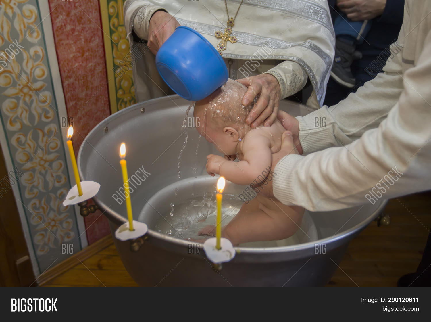 Priest Pours Water On Image & Photo (Free Trial) | Bigstock