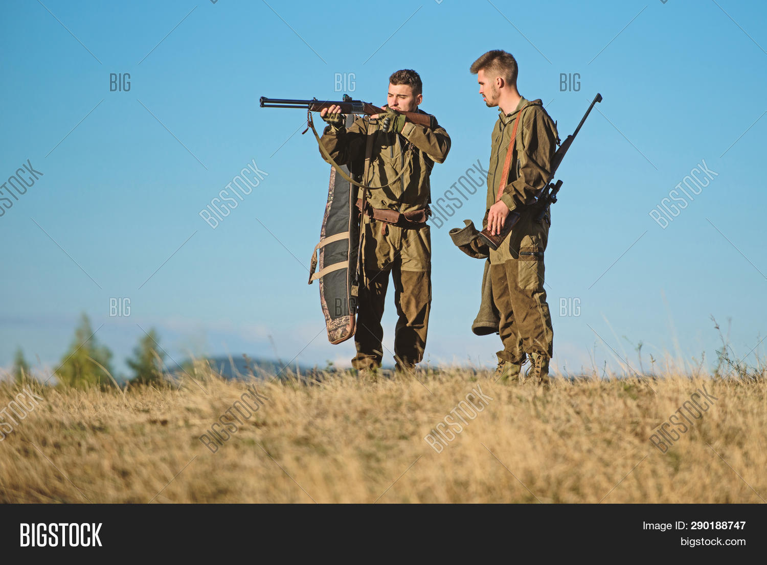 Hunters Rifles Nature Image & Photo (Free Trial) | Bigstock