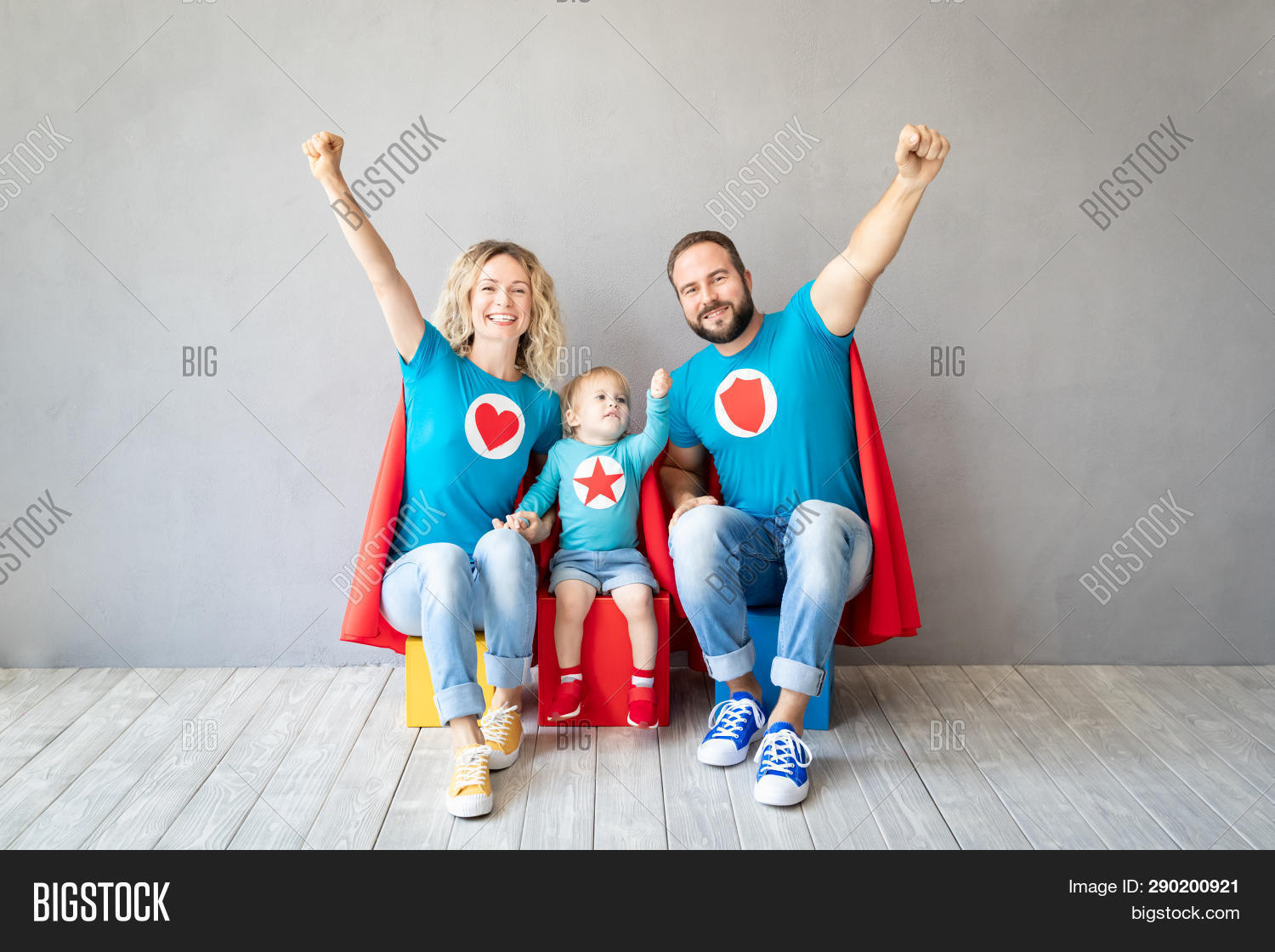 Family Super Heroes Image & Photo (Free Trial) | Bigstock