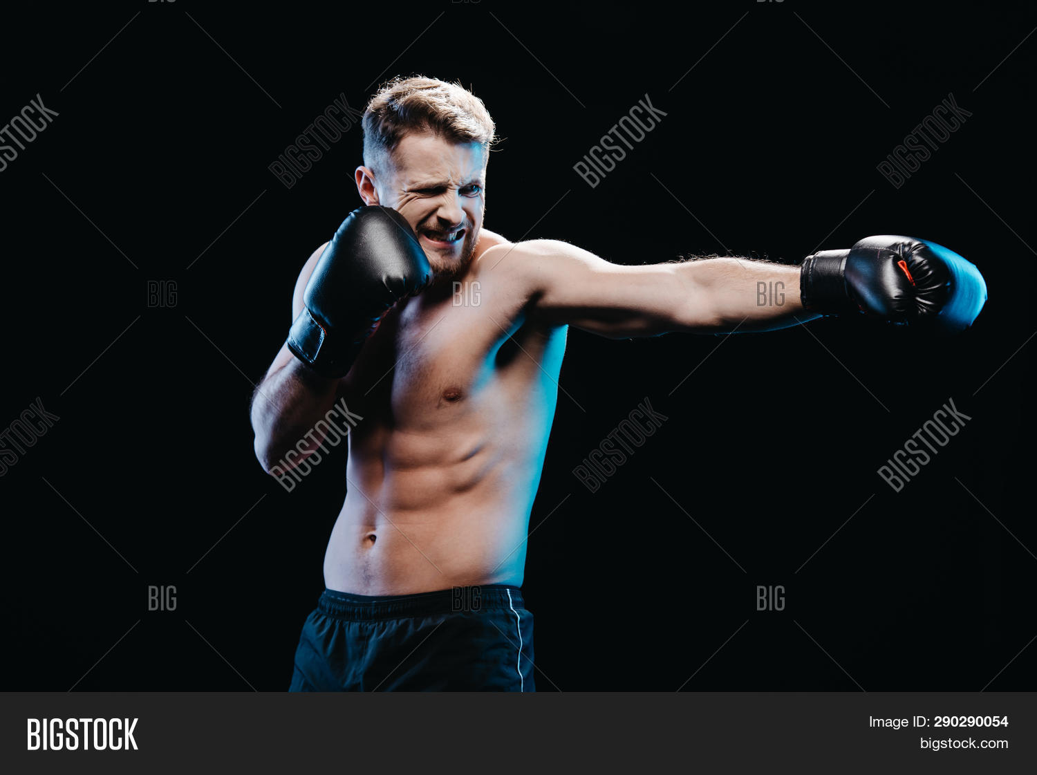 Muscular Sporty Boxer Image & Photo (Free Trial) | Bigstock