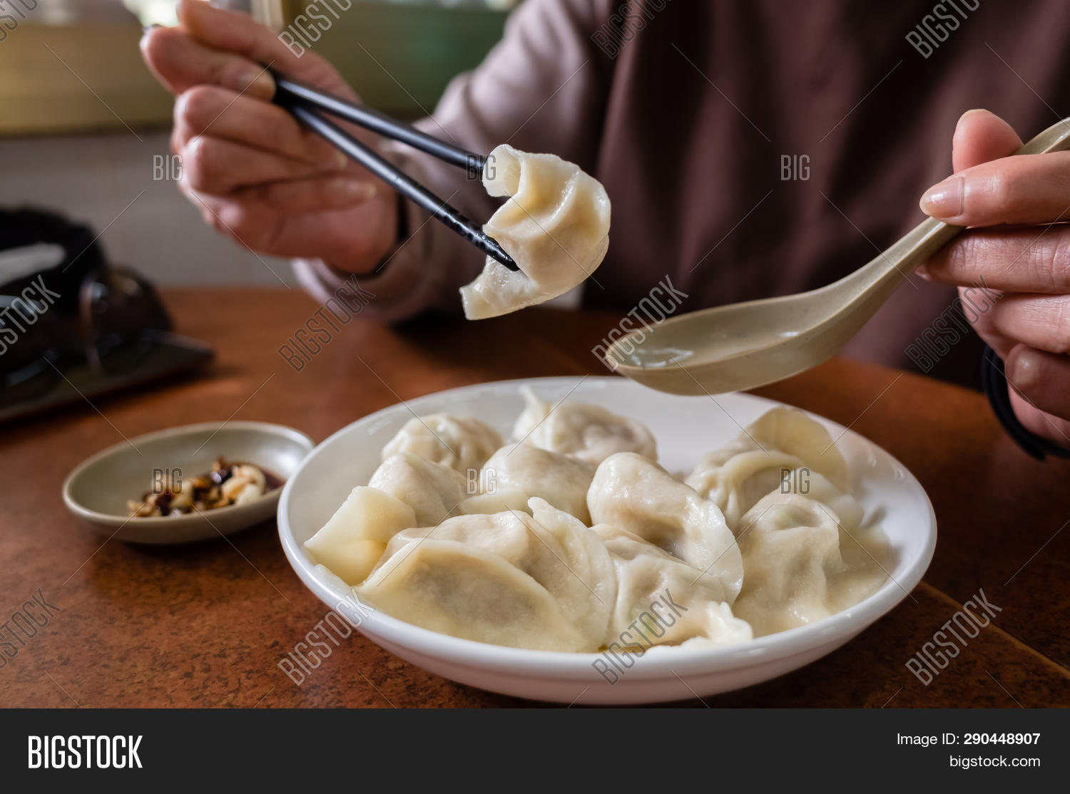 Boiled Jiaozi, Taiwan Image & Photo (Free Trial) | Bigstock