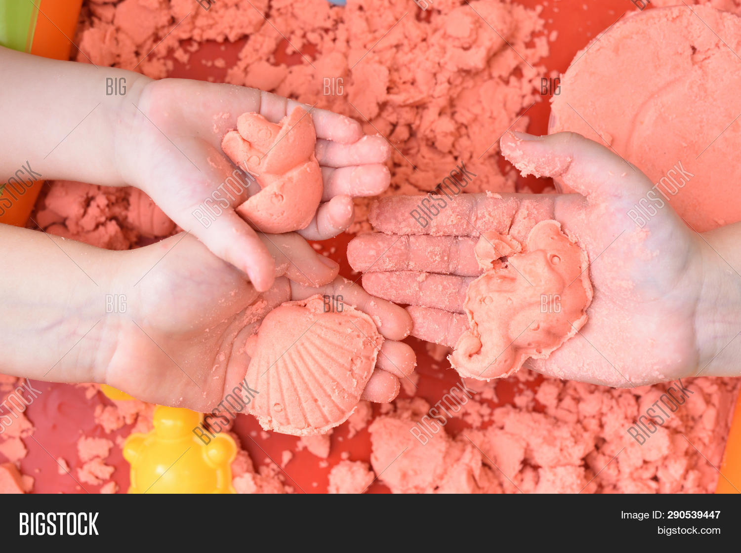 Children Play Pink Image & Photo (Free Trial) | Bigstock
