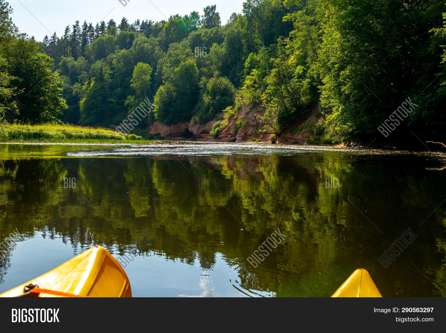 Kayak Canoe Ride River Image & Photo (Free Trial) | Bigstock