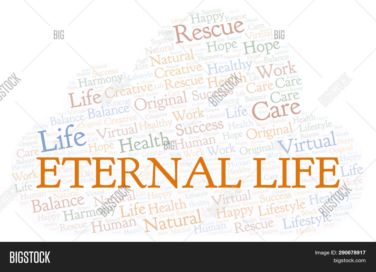 Eternal Life Word Image & Photo (Free Trial) | Bigstock