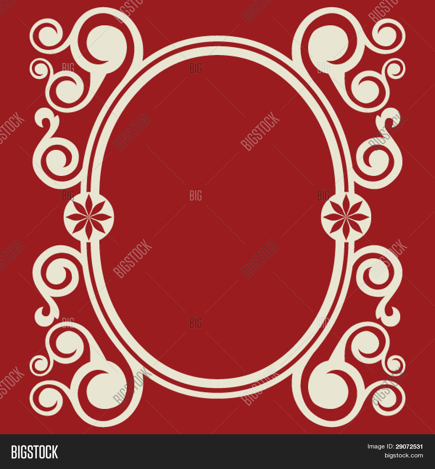 Baroque Frame Design Vector & Photo (Free Trial) | Bigstock