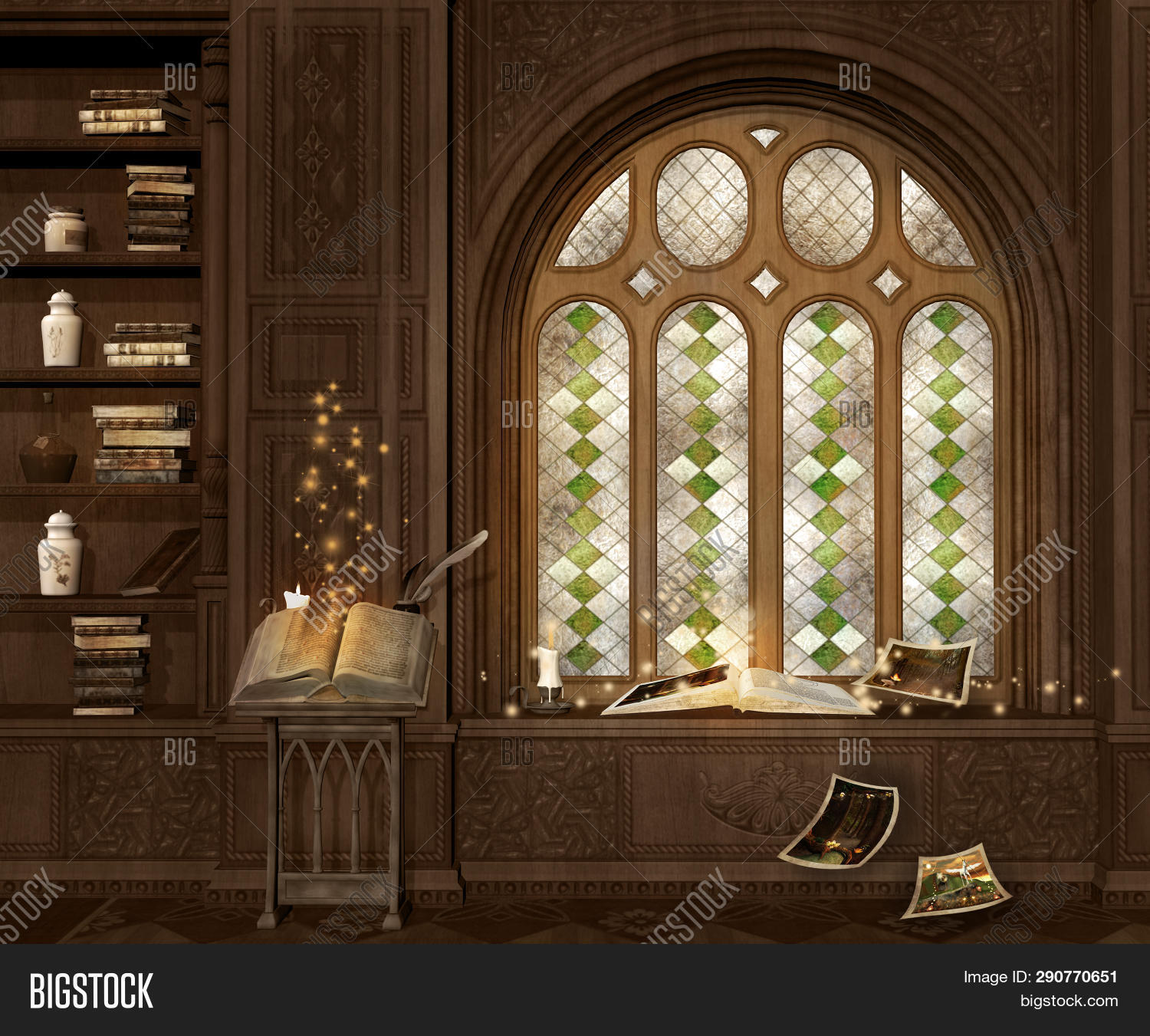 Old Wizard Room Image & Photo (Free Trial) | Bigstock