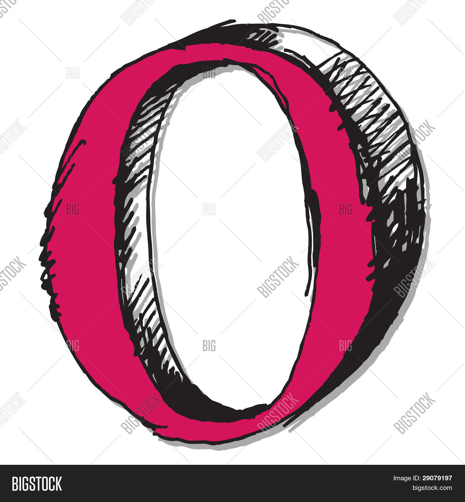 Hand Drawn Letter O Image & Photo (Free Trial) | Bigstock