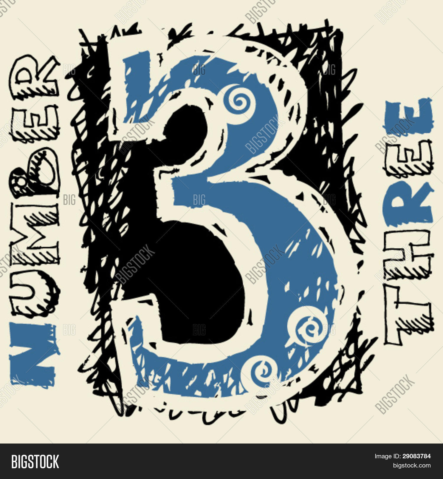 Graffiti Numerals, Vector & Photo (Free Trial) | Bigstock