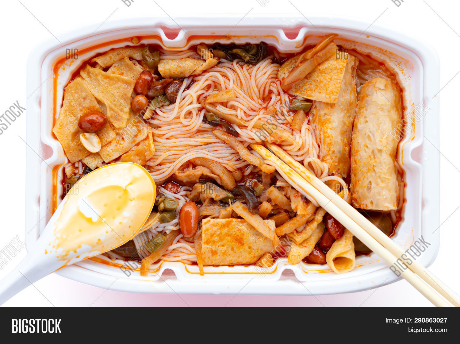 Fast Food Rice Noodles Image & Photo (Free Trial) | Bigstock