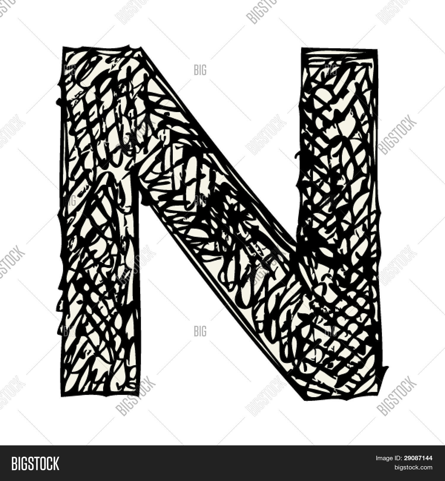 Scribble Alphabet, Vector & Photo (Free Trial) | Bigstock