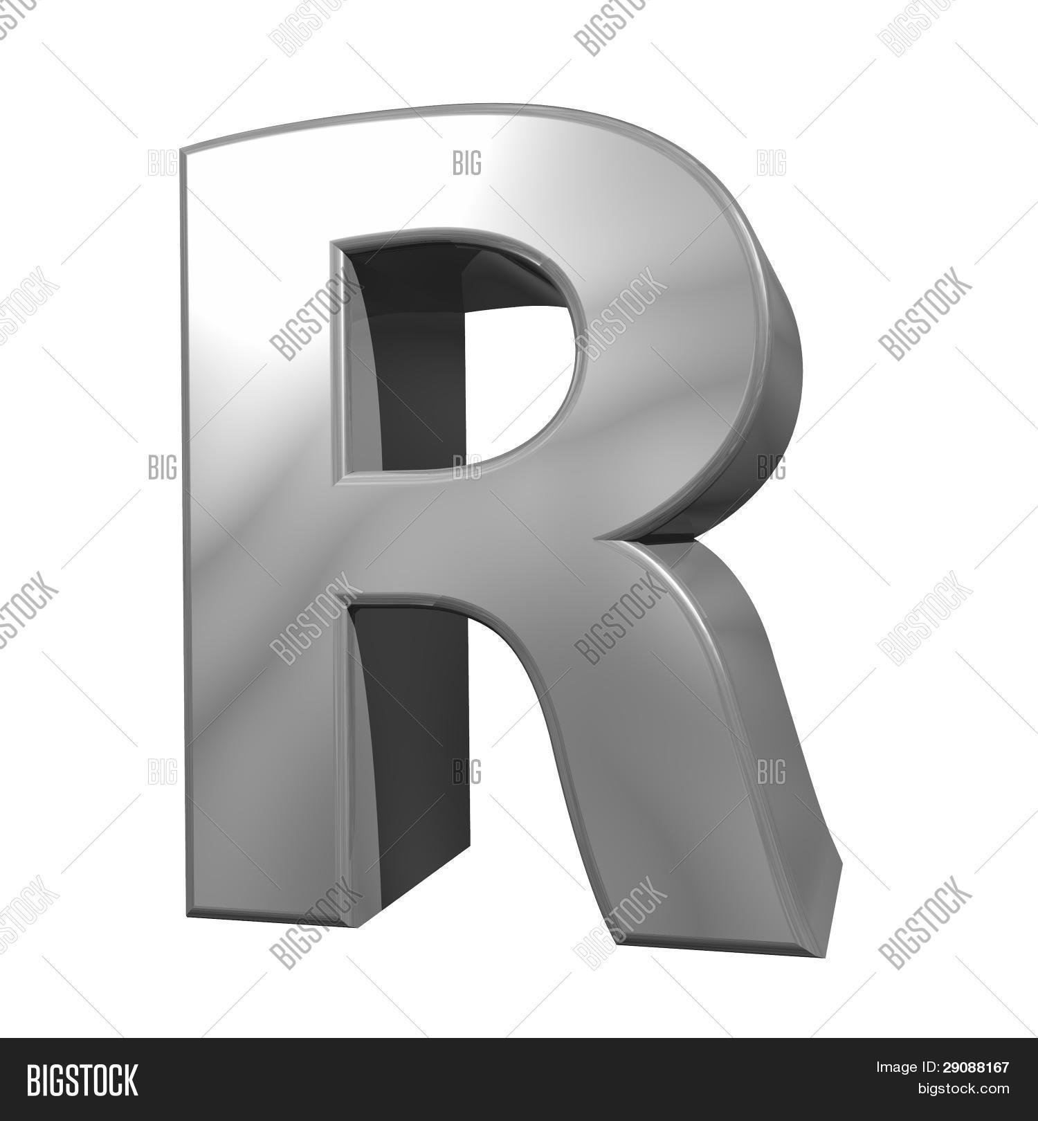 Metallic Letter R Image & Photo (Free Trial) | Bigstock