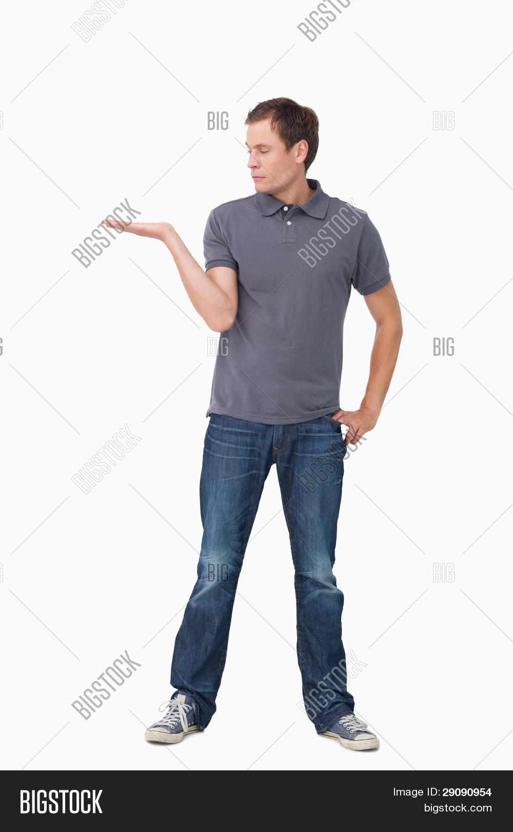 Young Man Presenting Image & Photo (Free Trial) | Bigstock