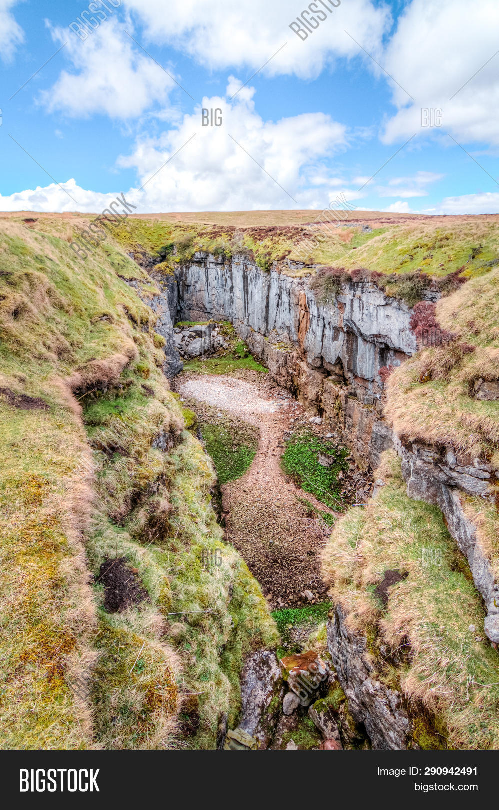 Large Rock Chasm Image & Photo (Free Trial) | Bigstock