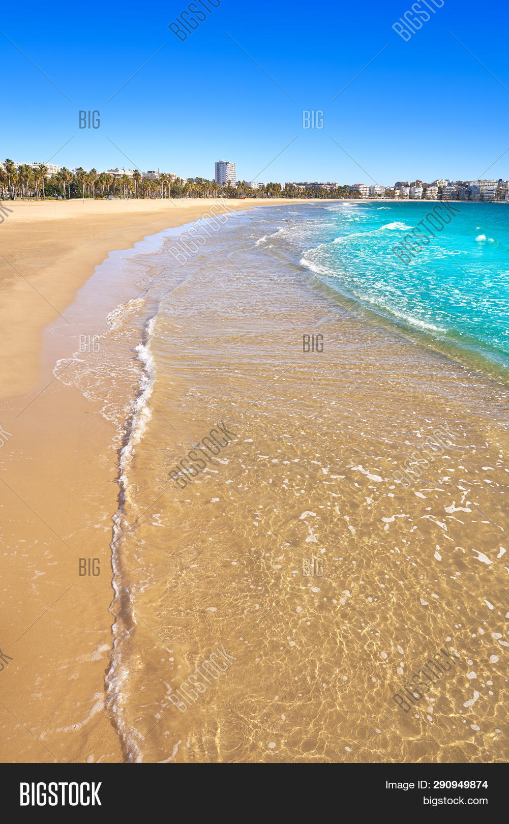 Salou Beach Llevant Image & Photo (Free Trial) | Bigstock