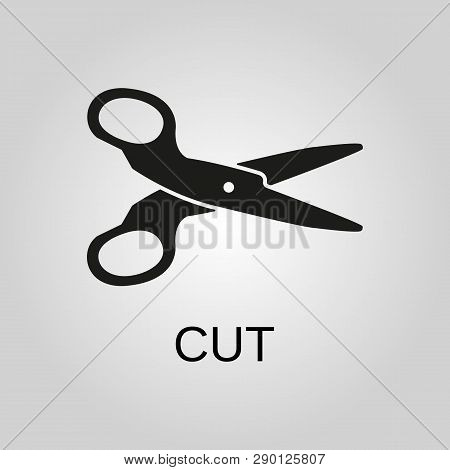 Cut Icon. Cut Symbol Vector & Photo (Free Trial) | Bigstock
