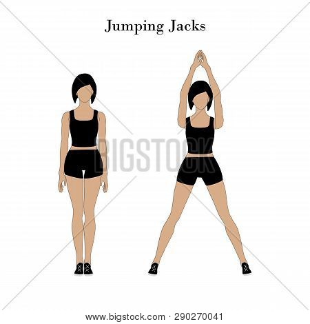 Jumping Jacks Vector & Photo (Free Trial) | Bigstock