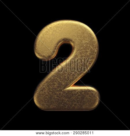 Gold Number 2 - 3d Image & Photo (Free Trial) | Bigstock