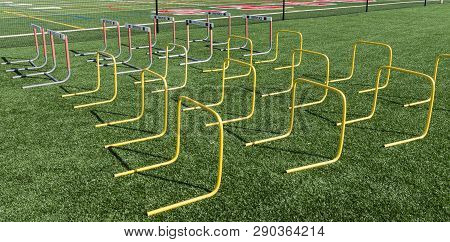 Regular Hurdles Yellow Image & Photo (Free Trial) | Bigstock