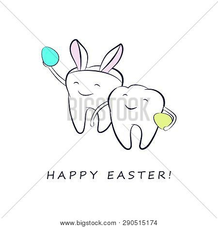 Smiling Cartoon Teeth Vector & Photo (Free Trial) | Bigstock