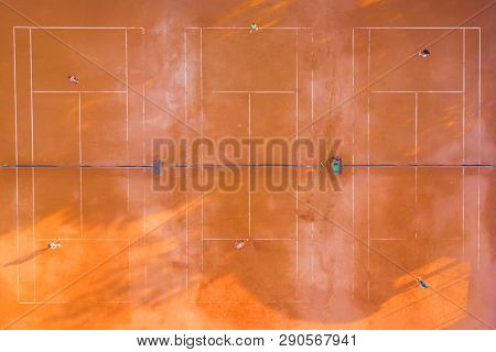 Aerial View Tennis Image & Photo (Free Trial) | Bigstock