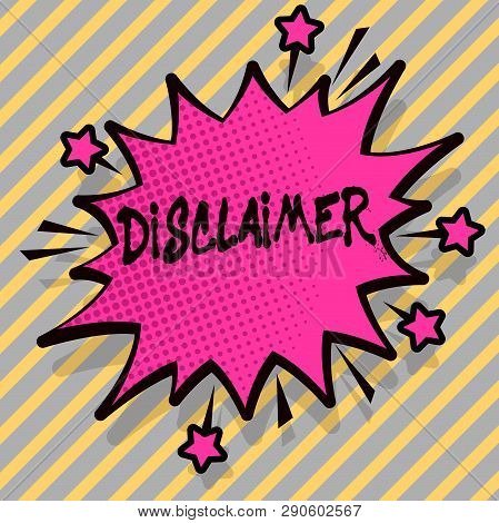 Disclaimer Images, Illustrations & Vectors (Free) - Bigstock