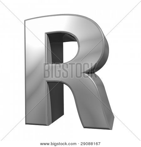 Metallic Letter R Image & Photo (Free Trial) | Bigstock