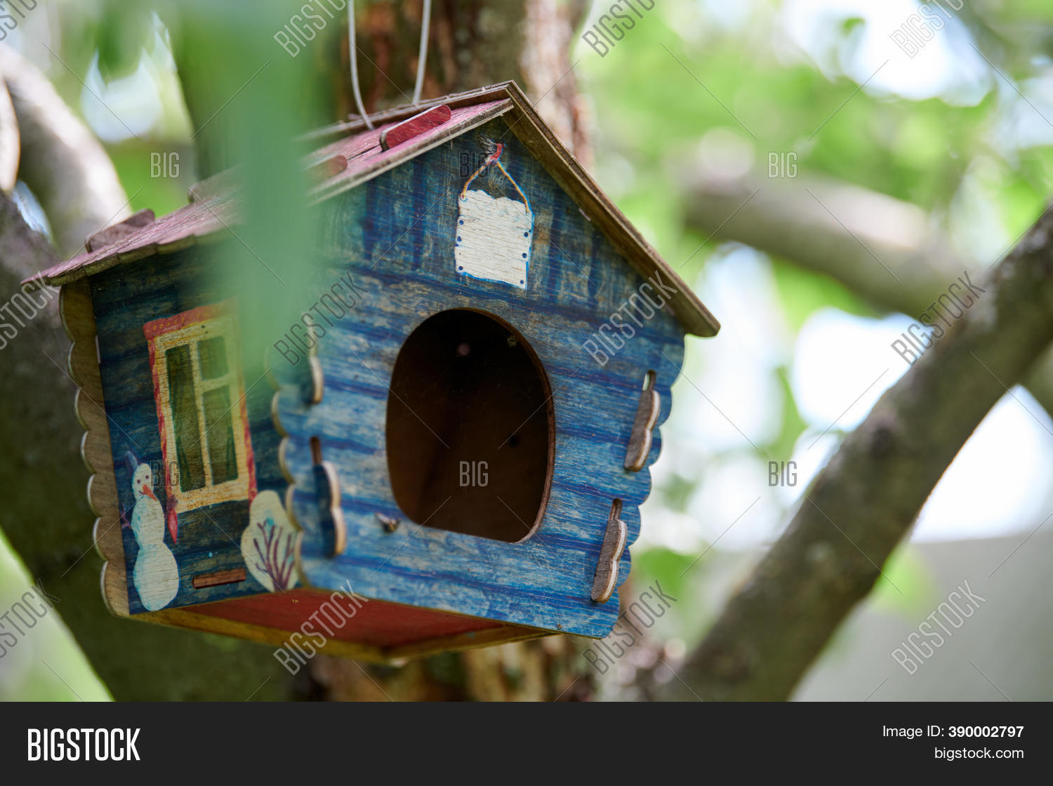 Birdhouse On Tree. Image & Photo (Free Trial) | Bigstock