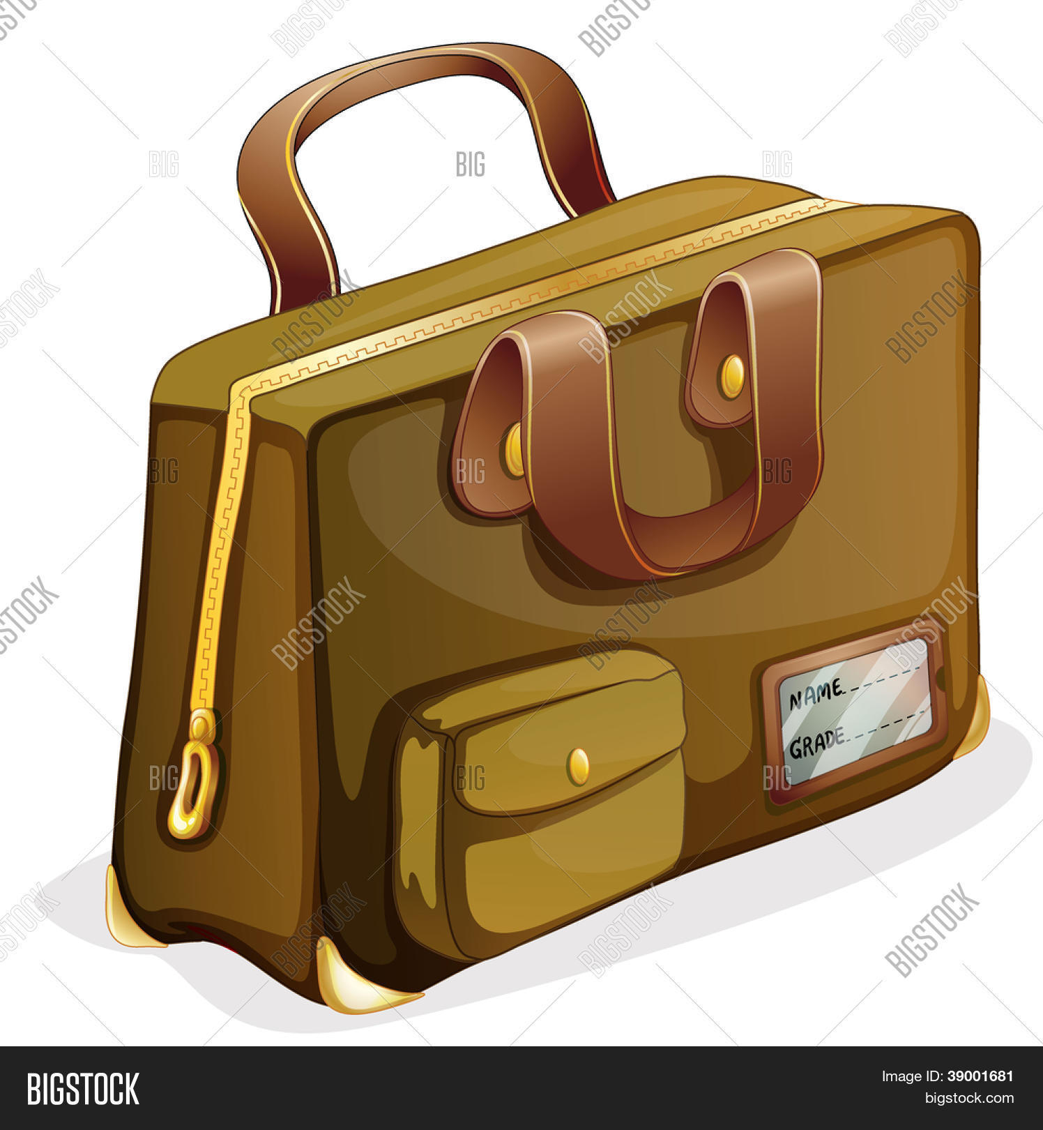 Illustration Brown Bag Image & Photo (Free Trial) | Bigstock
