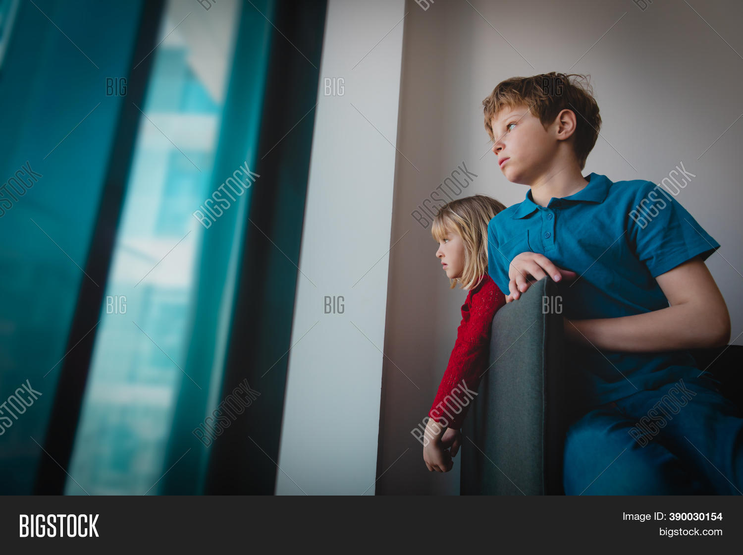 Boy Girl Staying Home Image & Photo (Free Trial) | Bigstock