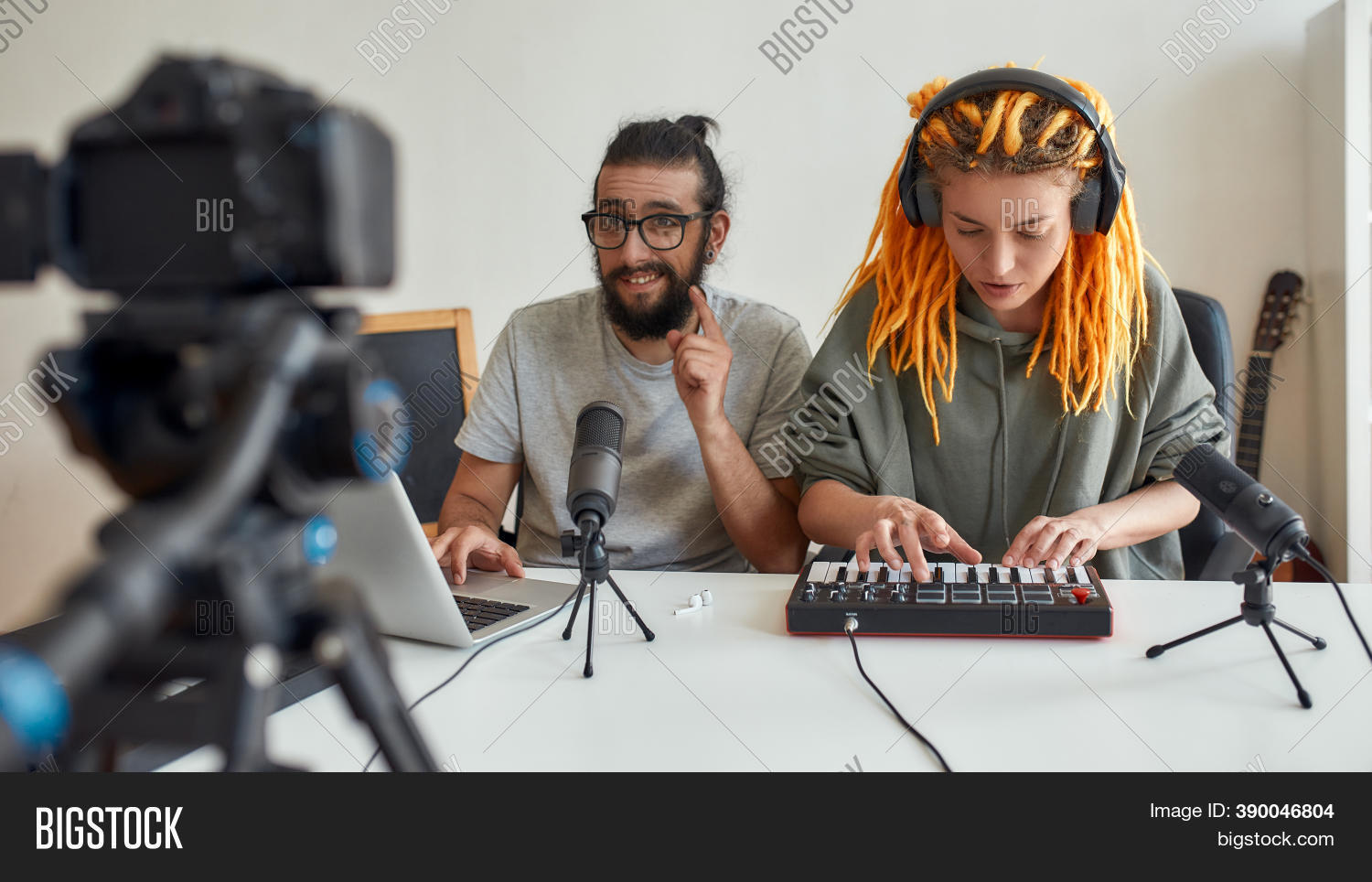 Man Woman Making Music Image & Photo (Free Trial) | Bigstock