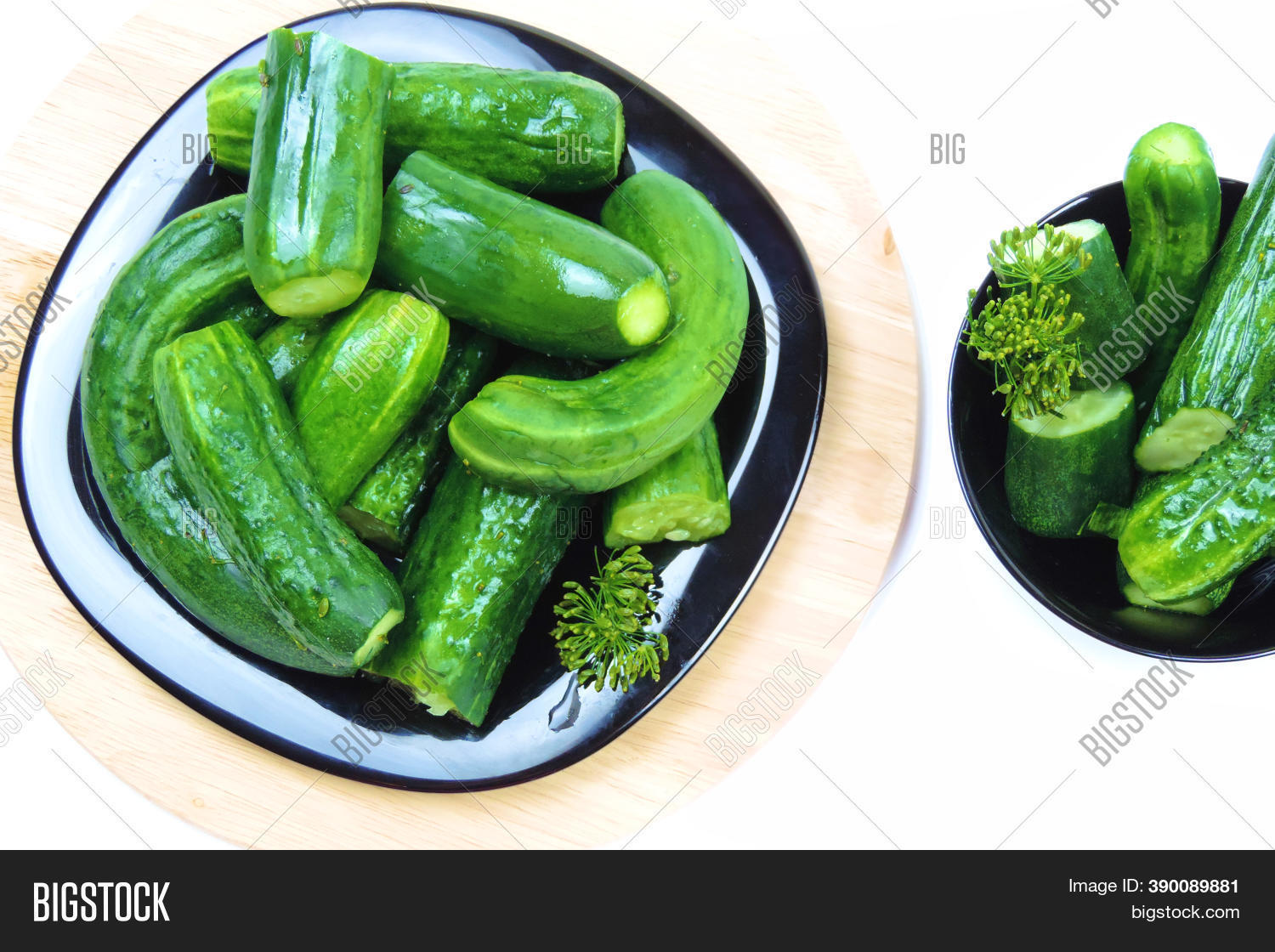 New Crop Cucumbers On Image & Photo (Free Trial) | Bigstock