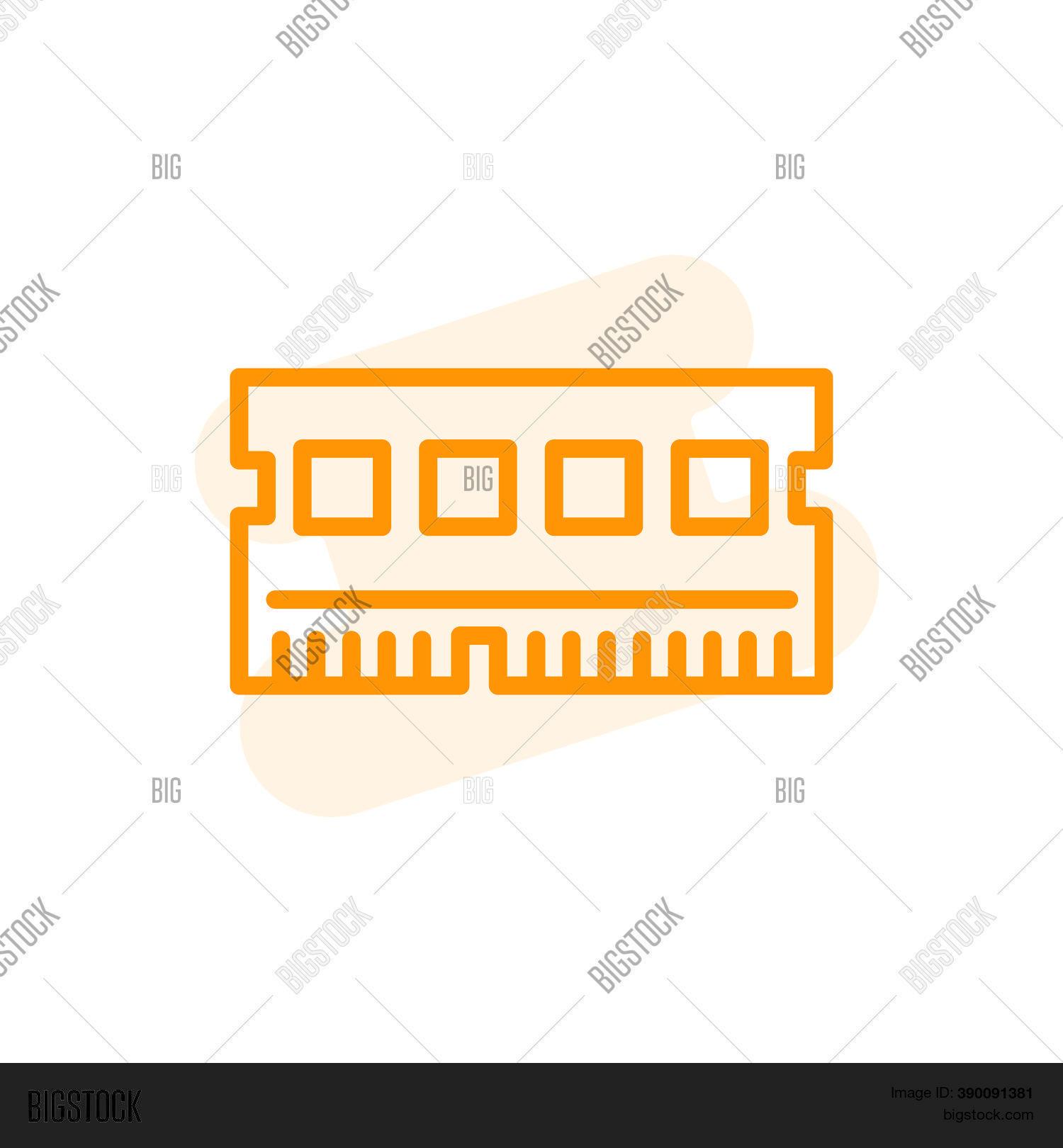 Memory Pc Icon. Vector & Photo (Free Trial) | Bigstock