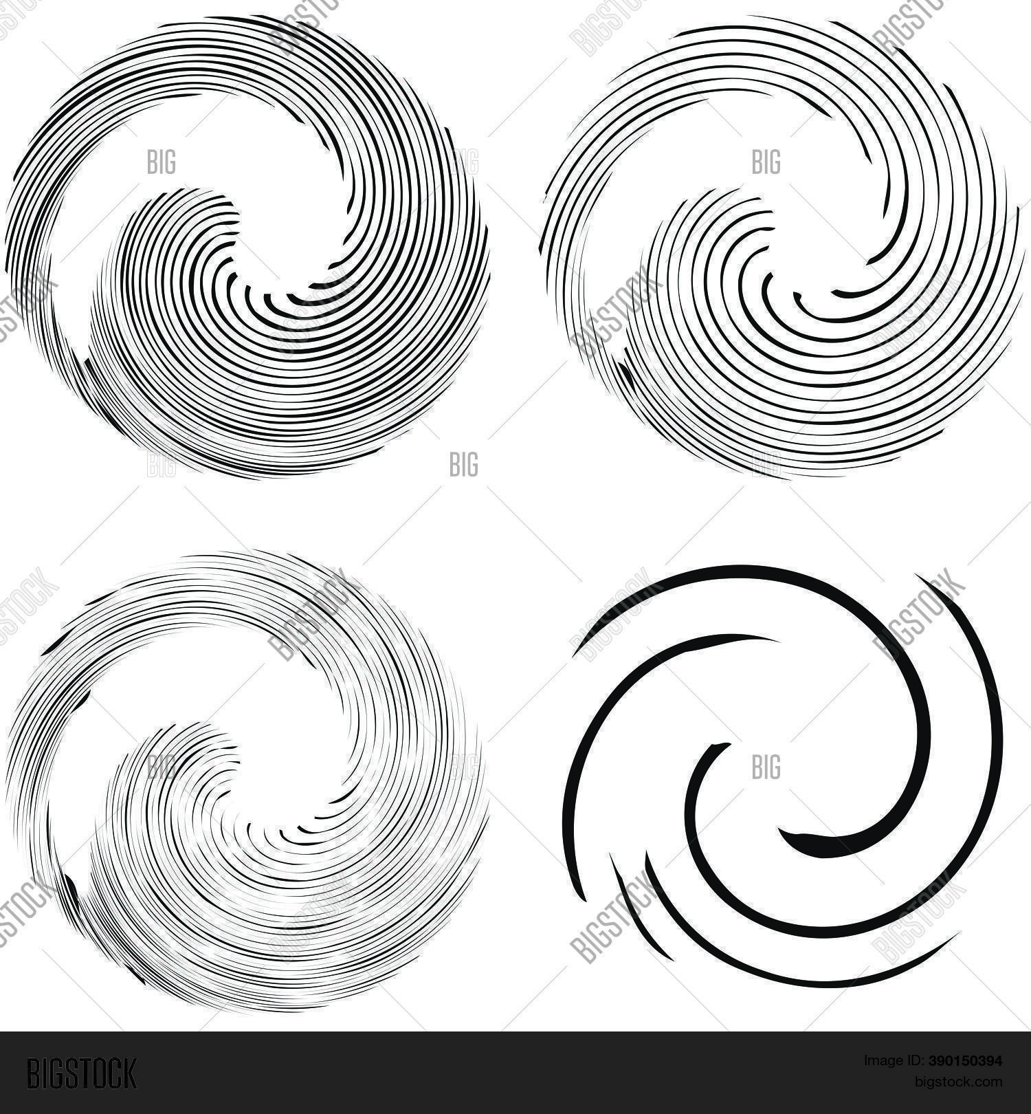 Circular Spiral, Vector & Photo (Free Trial) | Bigstock