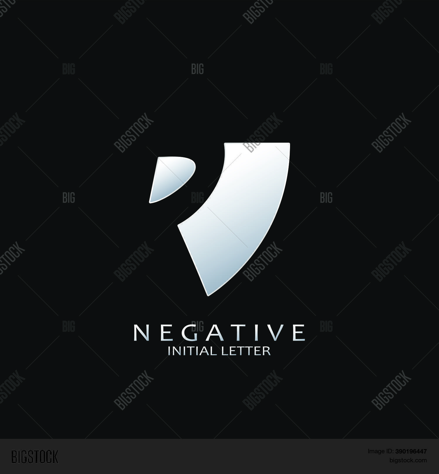 Monogram Negative Vector & Photo (Free Trial) | Bigstock