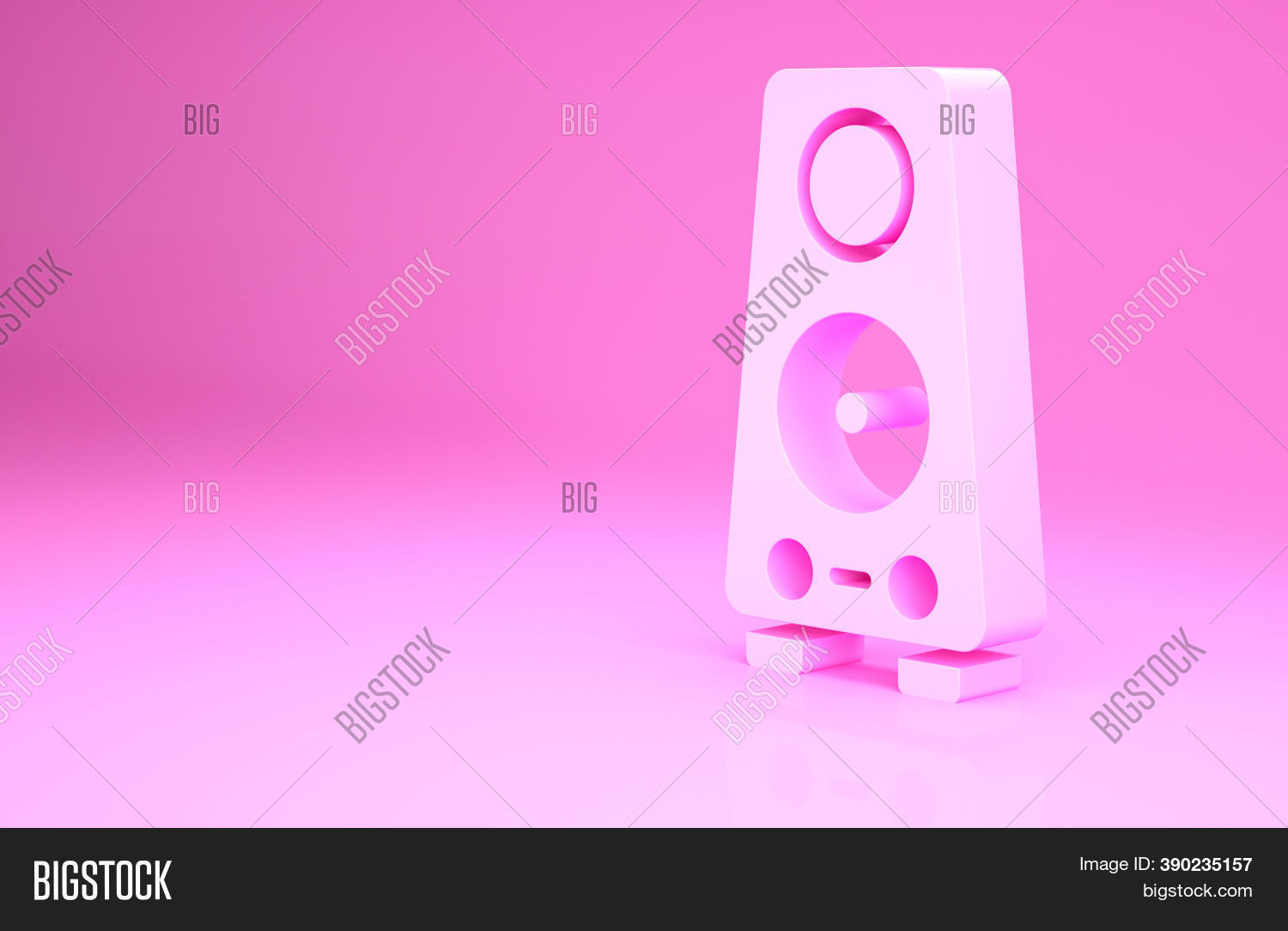 Pink Stereo Speaker Image & Photo (Free Trial) | Bigstock