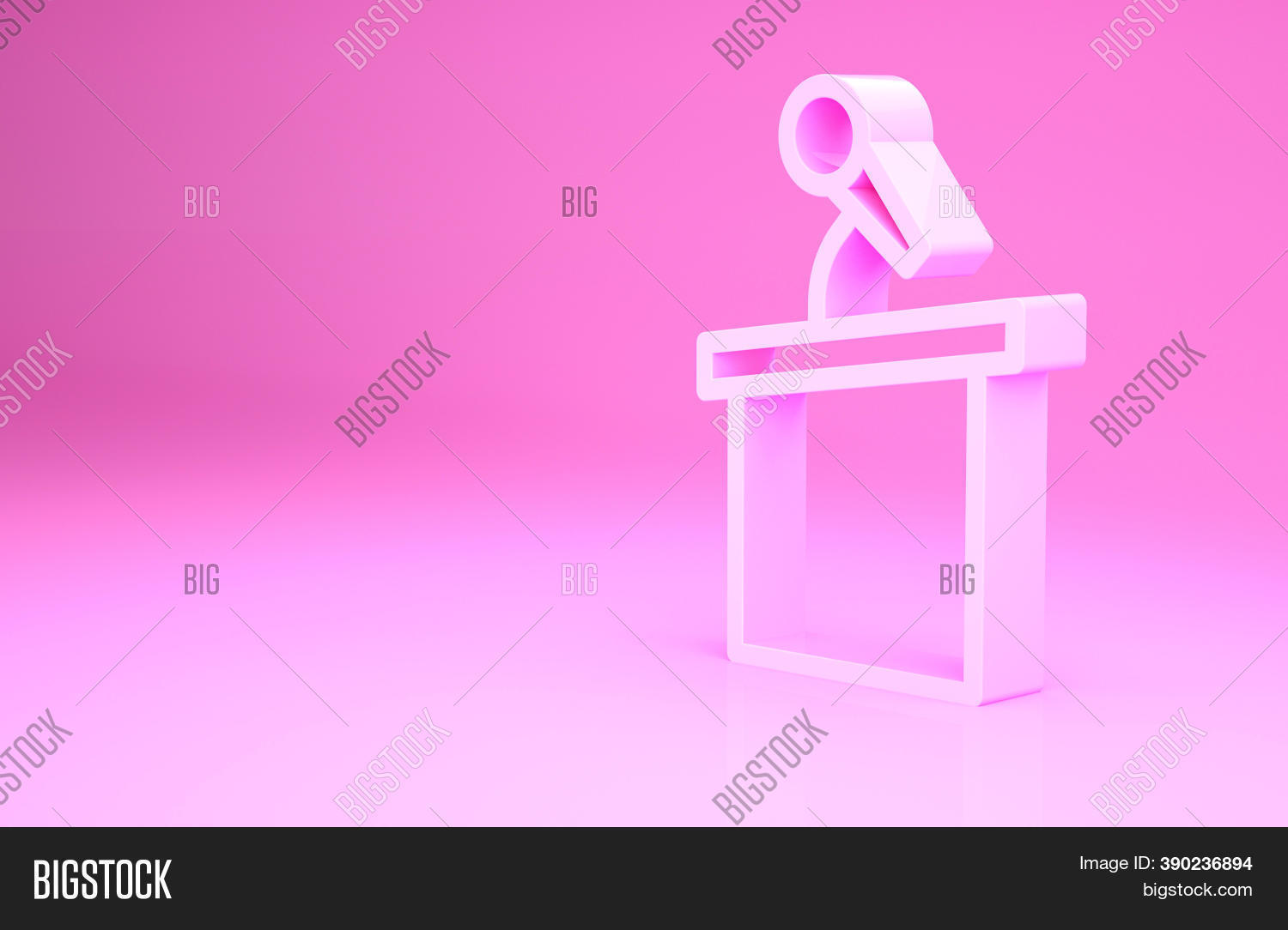 Pink Stage Stand Image & Photo (Free Trial) | Bigstock
