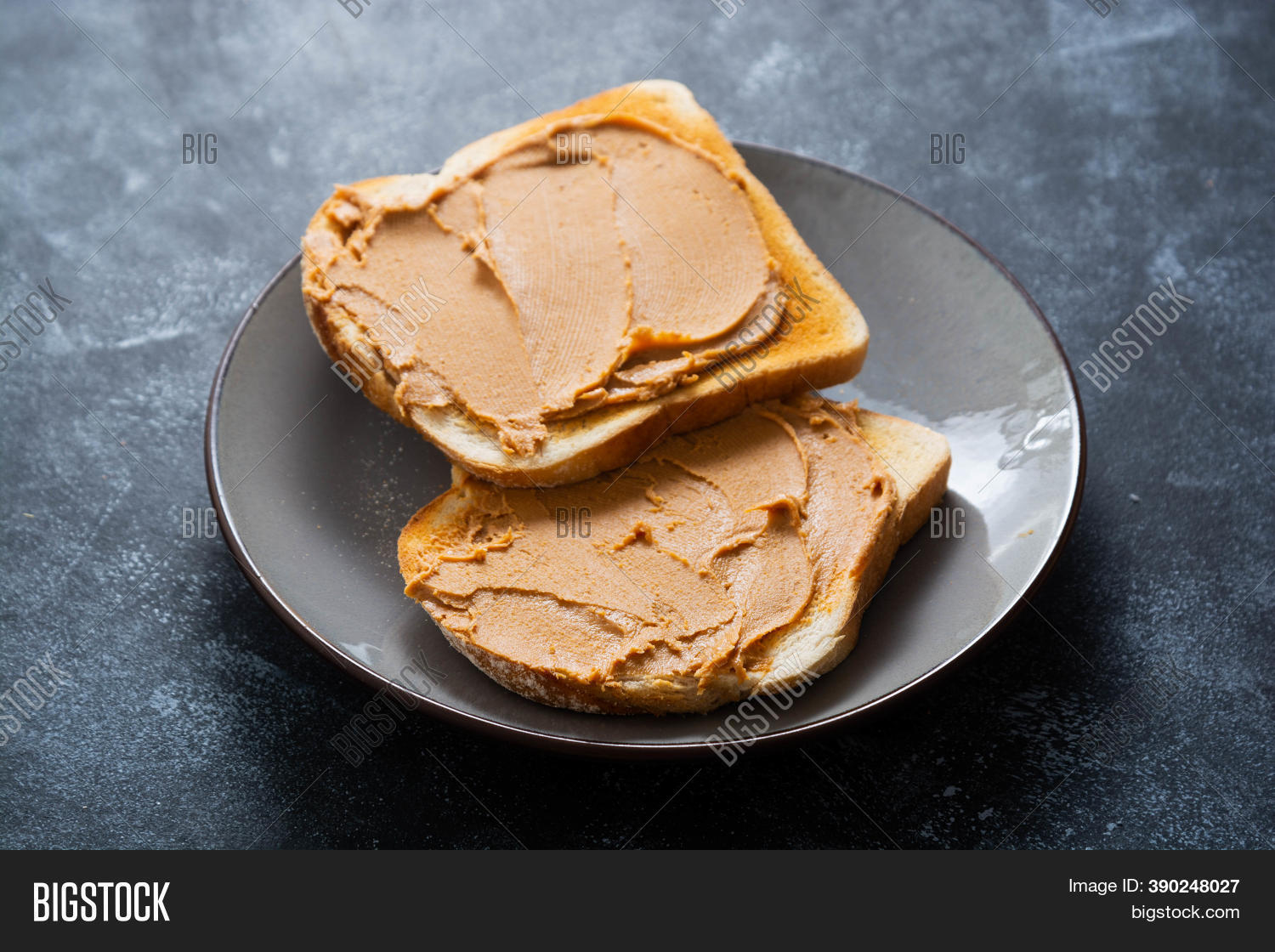 Peanut Butter Toast Image & Photo (Free Trial) | Bigstock