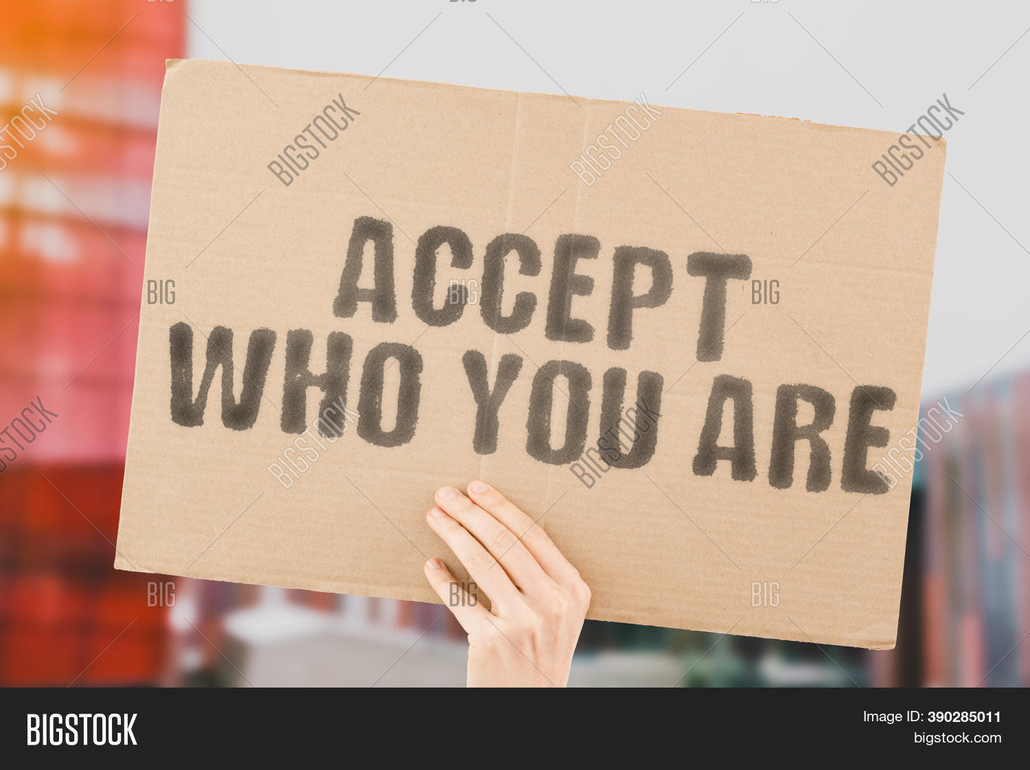 Phrase " Accept Who Image & Photo (Free Trial) | Bigstock