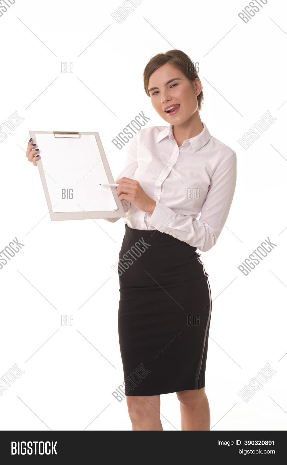 Girl Holds Notebook Image & Photo (Free Trial) | Bigstock