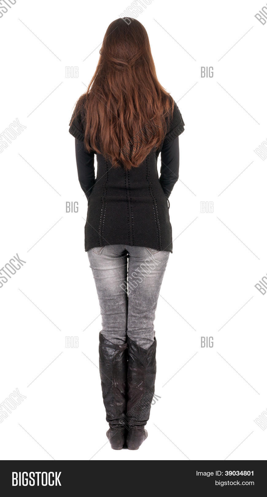 Back View Standing Image & Photo (Free Trial) | Bigstock