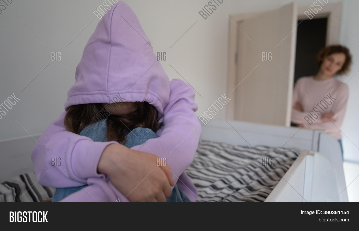 Anxious Mom Worried Image & Photo (Free Trial) | Bigstock