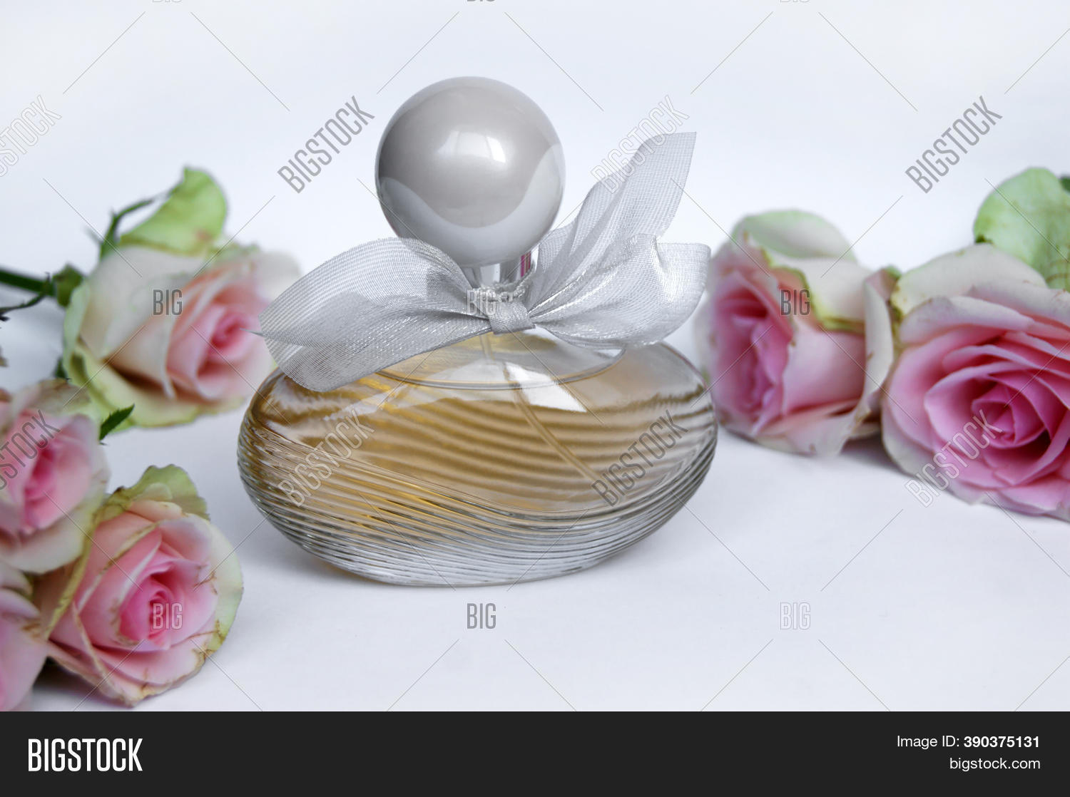 Perfume Bottle Rose On Image & Photo (Free Trial) | Bigstock