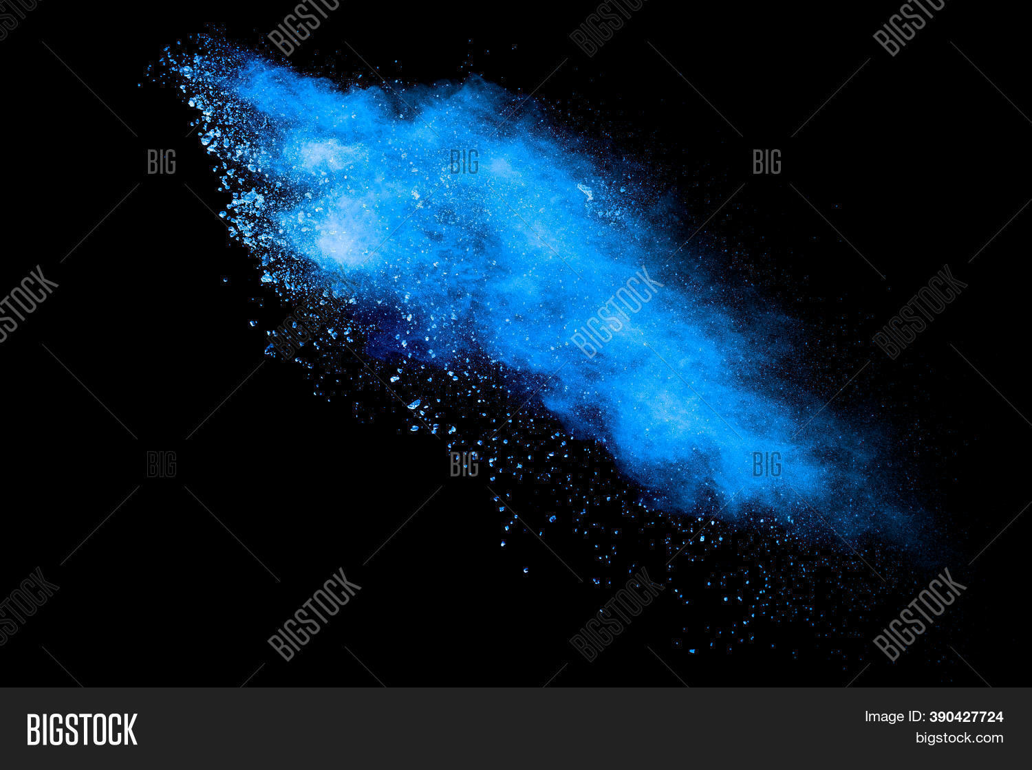 Blue Powder Explosion Image & Photo (Free Trial) | Bigstock