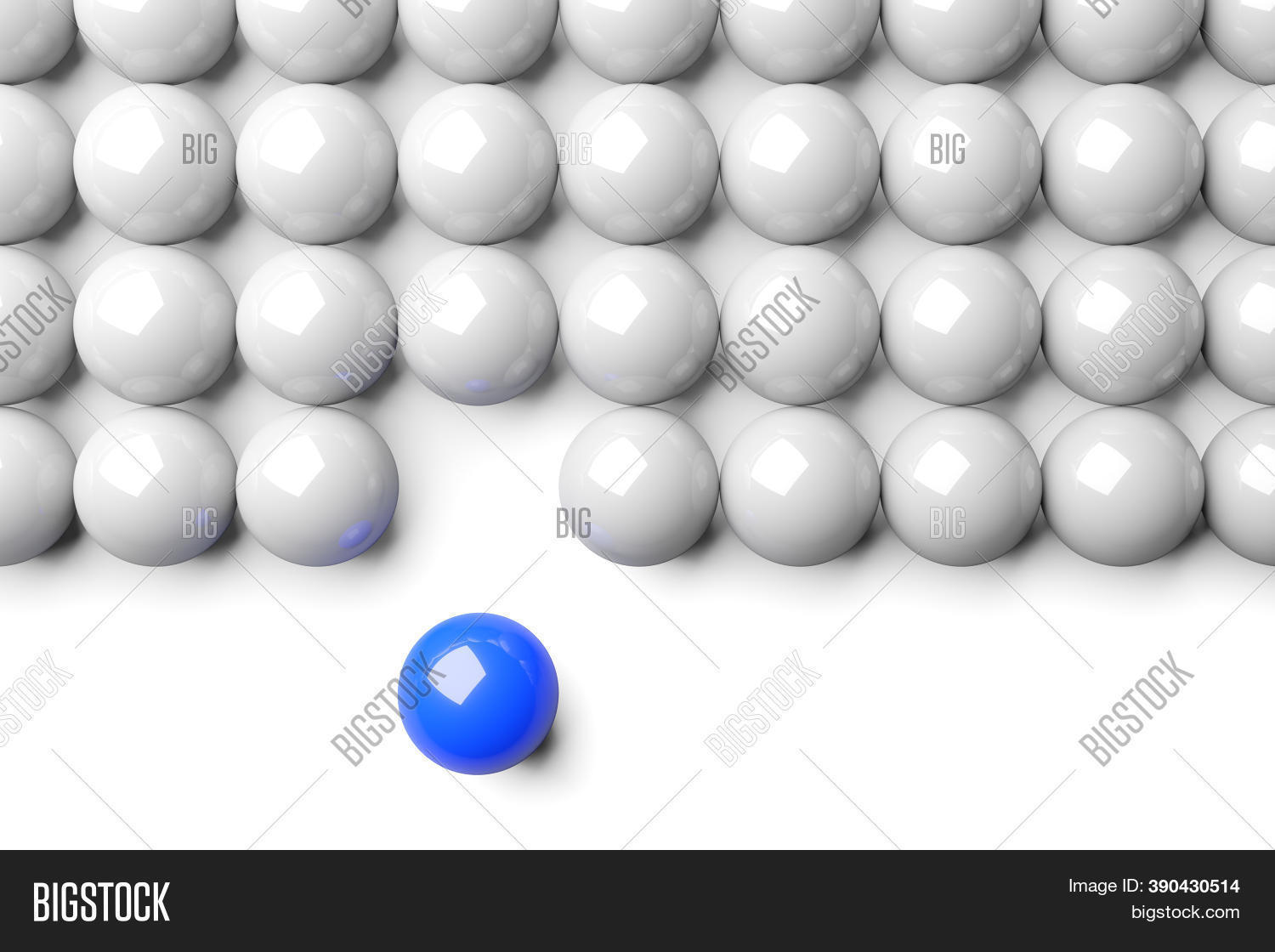 Single Blue Ball Image & Photo (Free Trial) | Bigstock