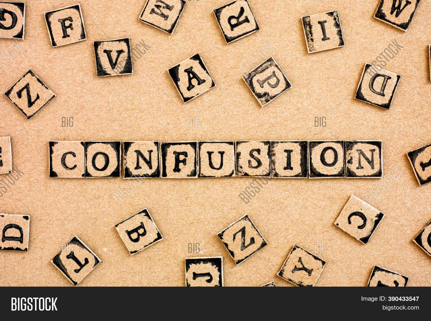 Word Confusion Spelled Image & Photo (Free Trial) | Bigstock