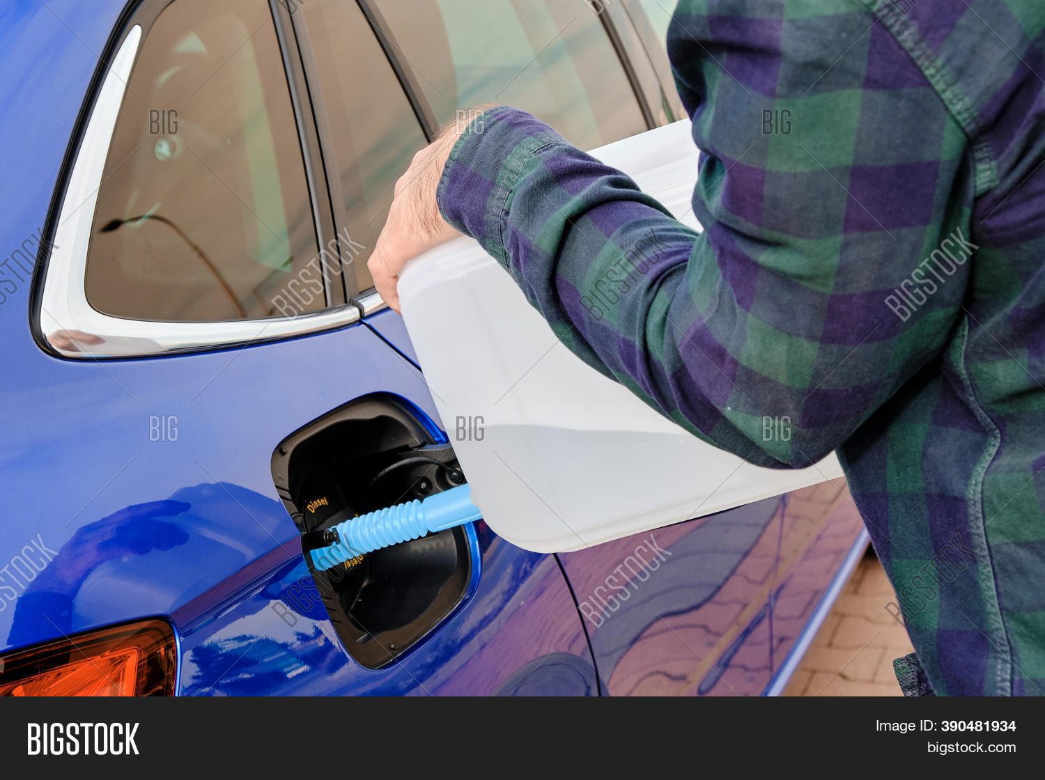 Man Filling Diesel Image & Photo (Free Trial) | Bigstock