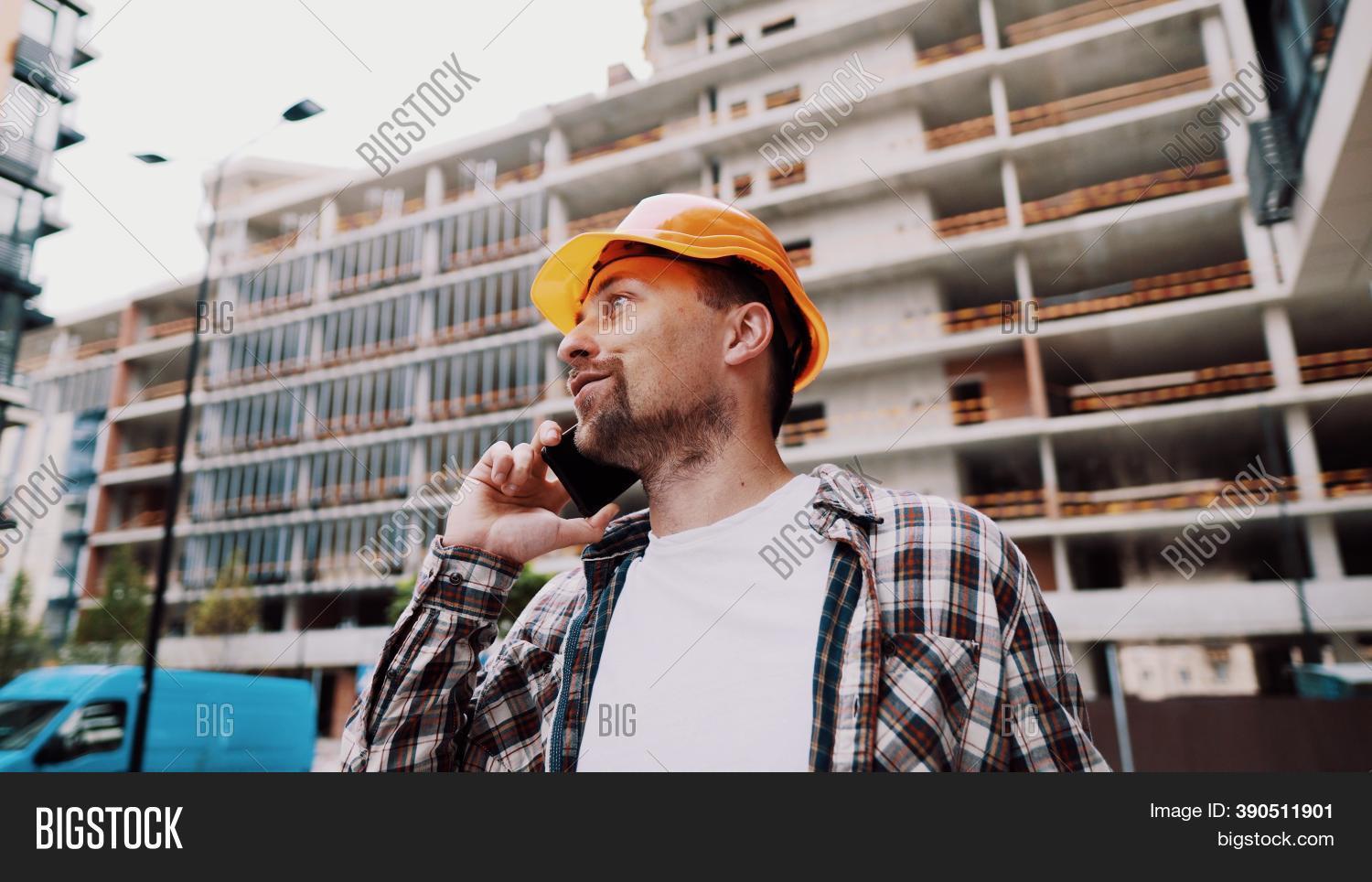 Engineer Talking On Image & Photo (Free Trial) | Bigstock