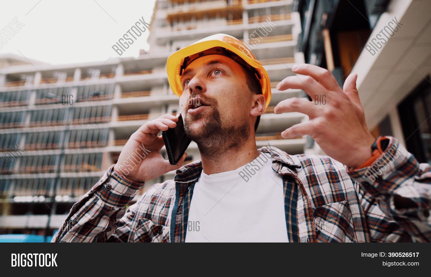 Engineer Talking On Image & Photo (Free Trial) | Bigstock